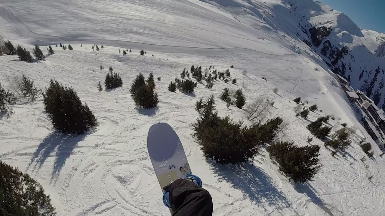 The Flying Snowboarder Speedfly Experience Youtube