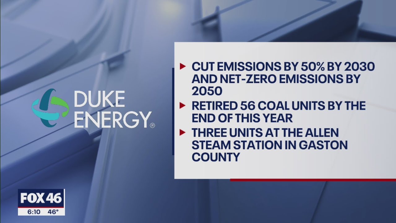 Duke Energy To Shut Down Two Coal Units At Gaston County Plant Youtube