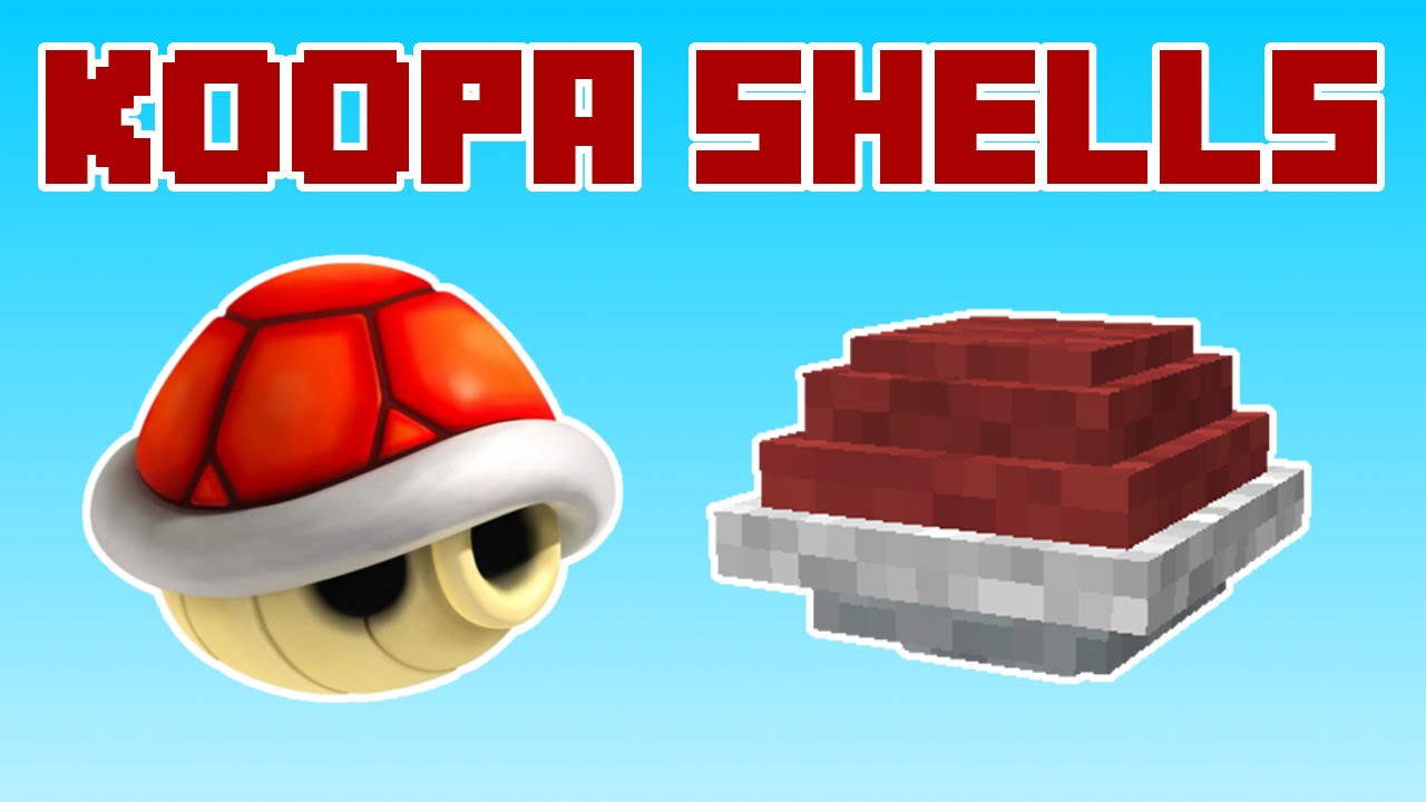 Koopa Shells In Vanilla Minecraft Challenge Accepted 02 Youtube