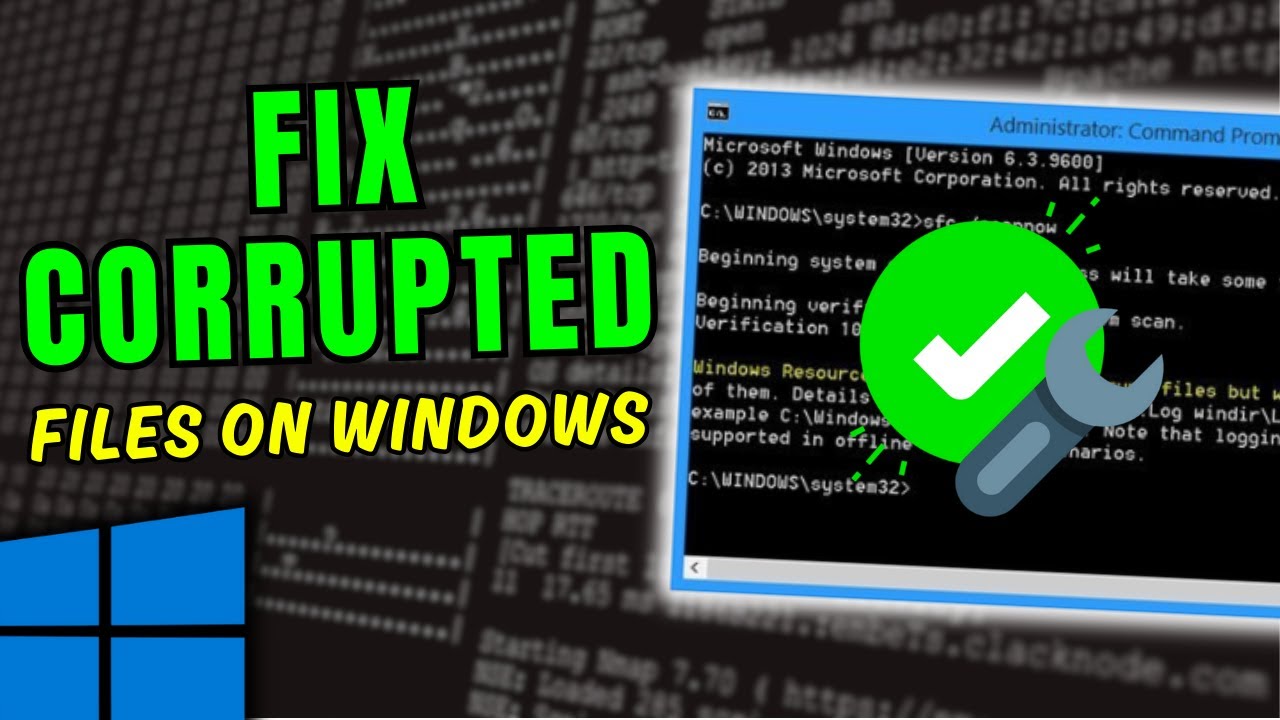 How To Fix Corrupted Files On Windows 11 Without Reinstalling Youtube
