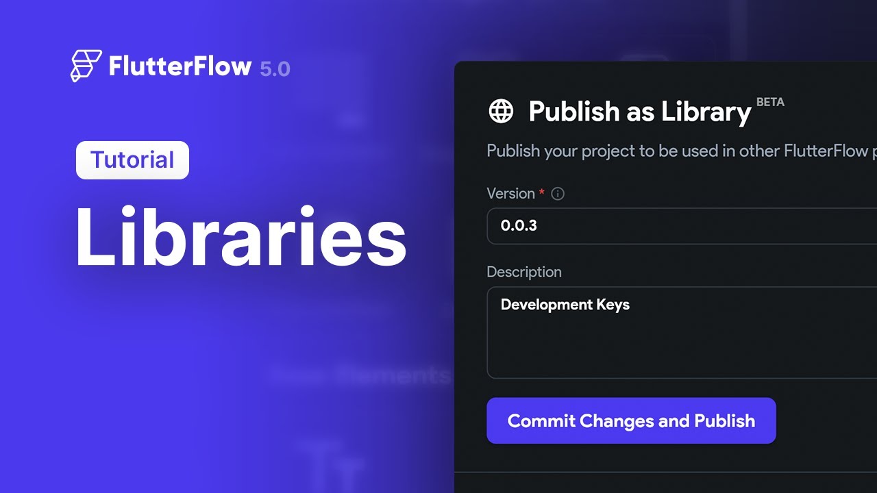 Libraries Flutterflow 5 0 New Feature Youtube
