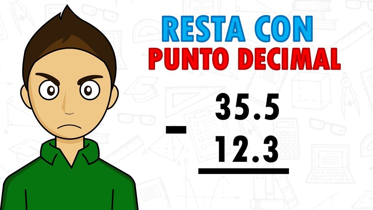 Restas Con Punto Decimal Super Facil Restas Con Punto Decimal Para