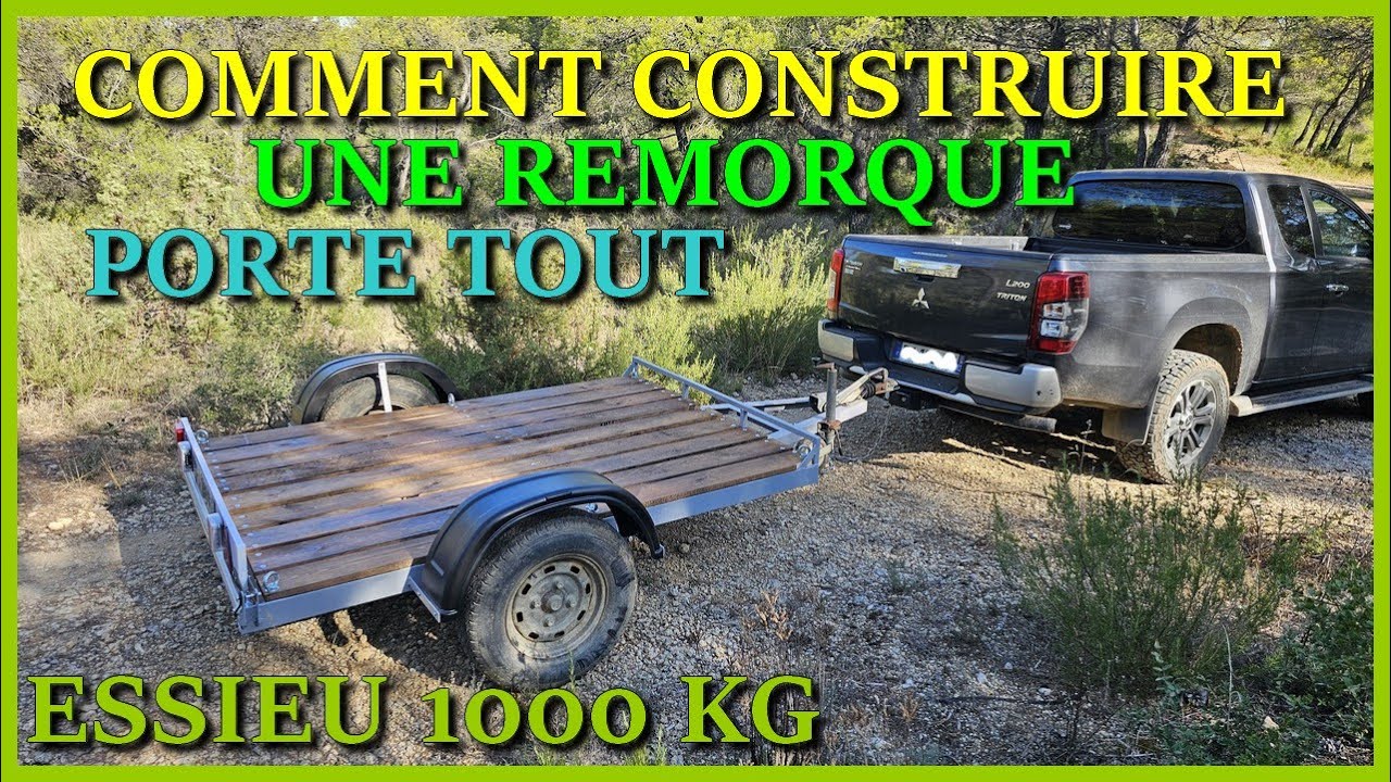 Comment Construire Une Remorque Porte Tout Porte Quad Diy Part 1 Youtube