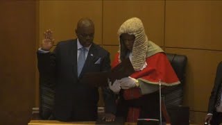 The Fifth President Of Botswana Mokgweetsi Masisi Is Sworn In Afp News ...