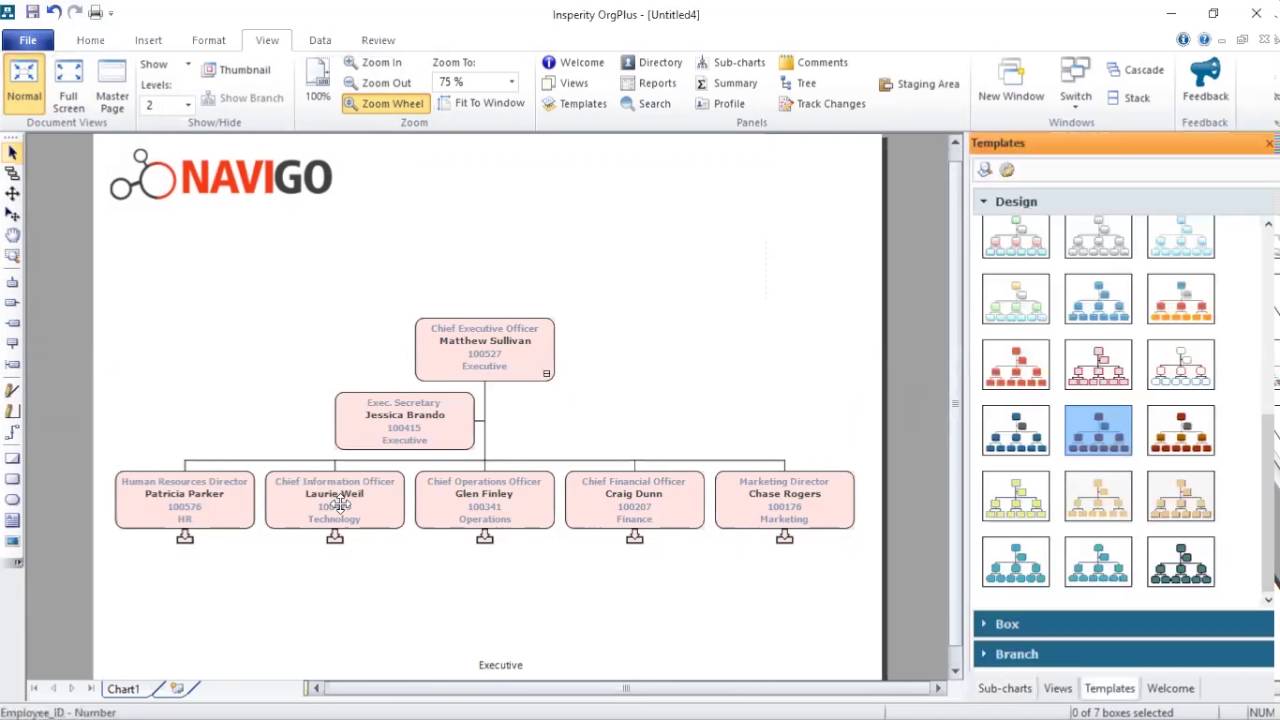 How To Create An Org Chart Using Orgplus Youtube