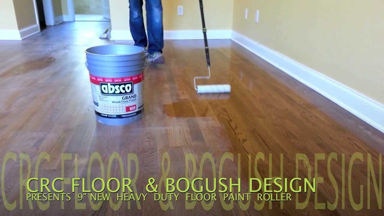 How To Apply Polyurethane Wood Floors With A Roller Viewfloor Co