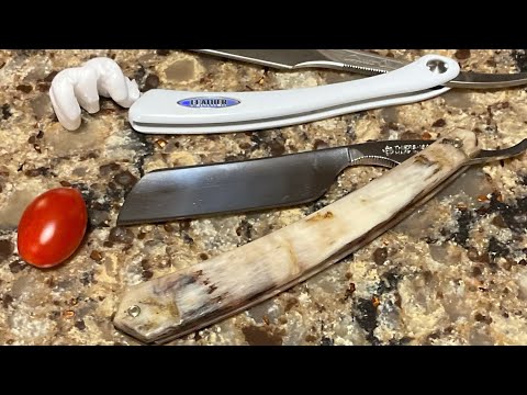 Straight Razor Sharpness Testing Youtube