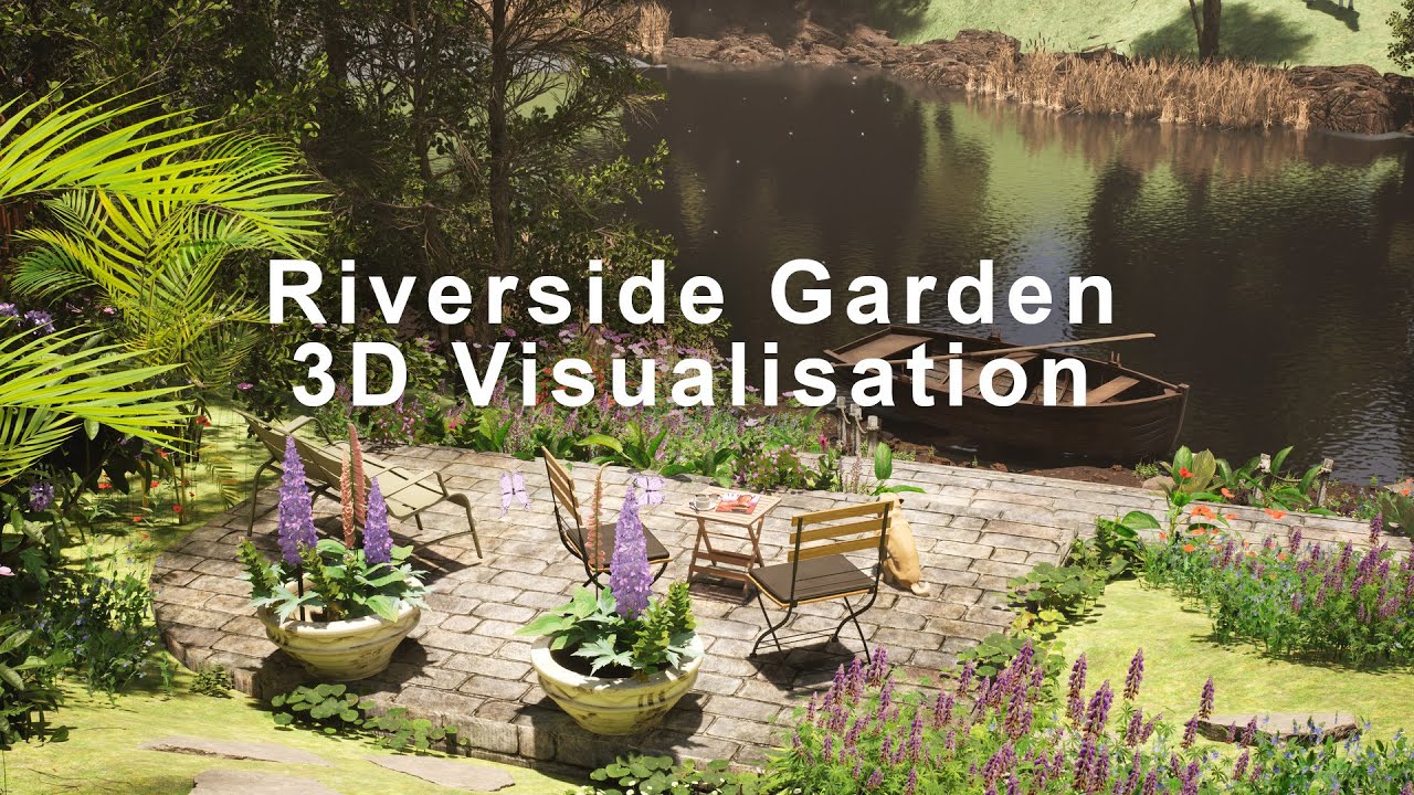3d Visualisation For The Riverside Garden Design Concept Youtube