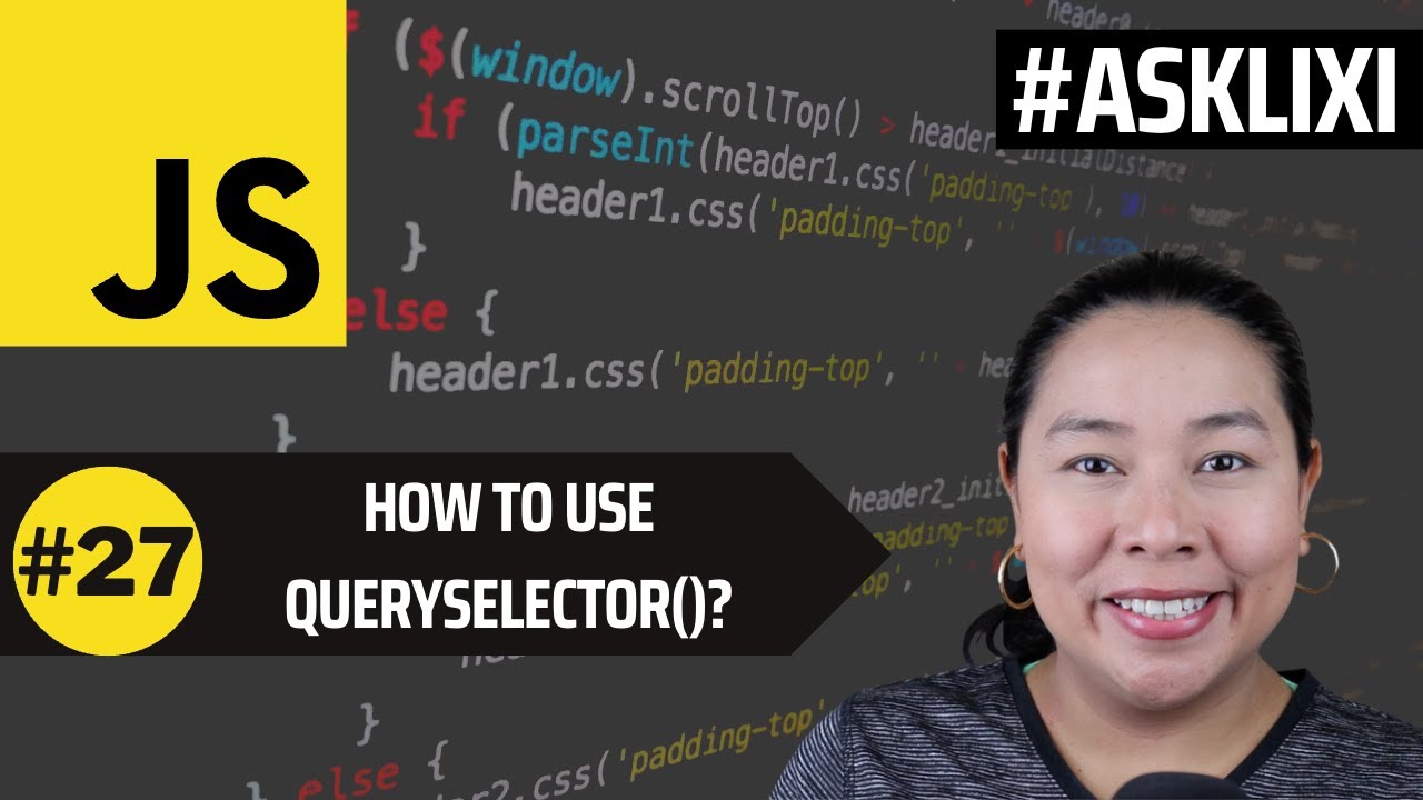Chapter 27 Javascript Tutorial How Tu Use Queryselector And