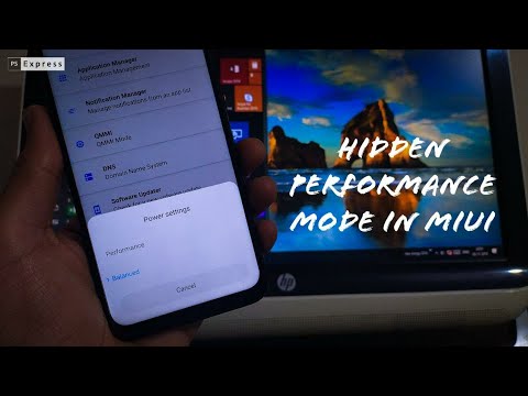 Enable Miui Hidden Performance Mode No Root Youtube