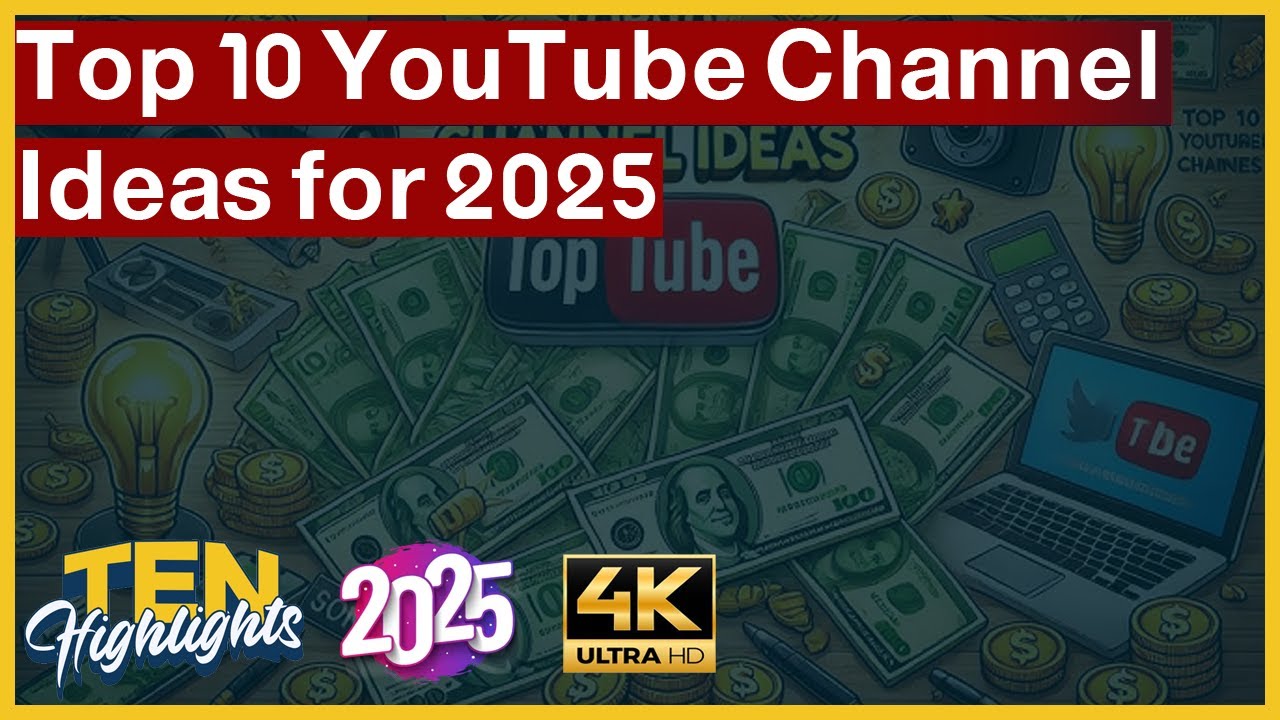 Top 10 Youtube Channel Ideas For 2025 Youtube