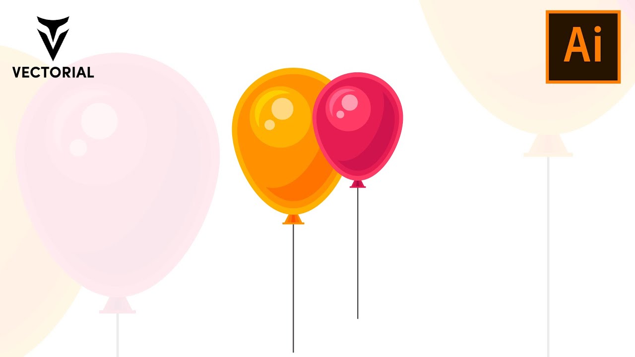 How To Draw A Balloon In Illustrator