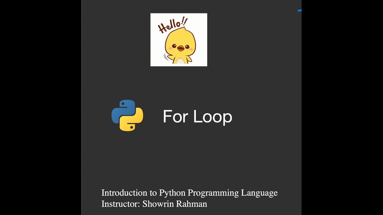 Python For Loops A Beginner Friendly Tutorial Youtube