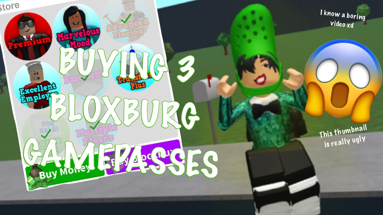 Buying 3 Bloxburg Gamepasses 亞 Youtube