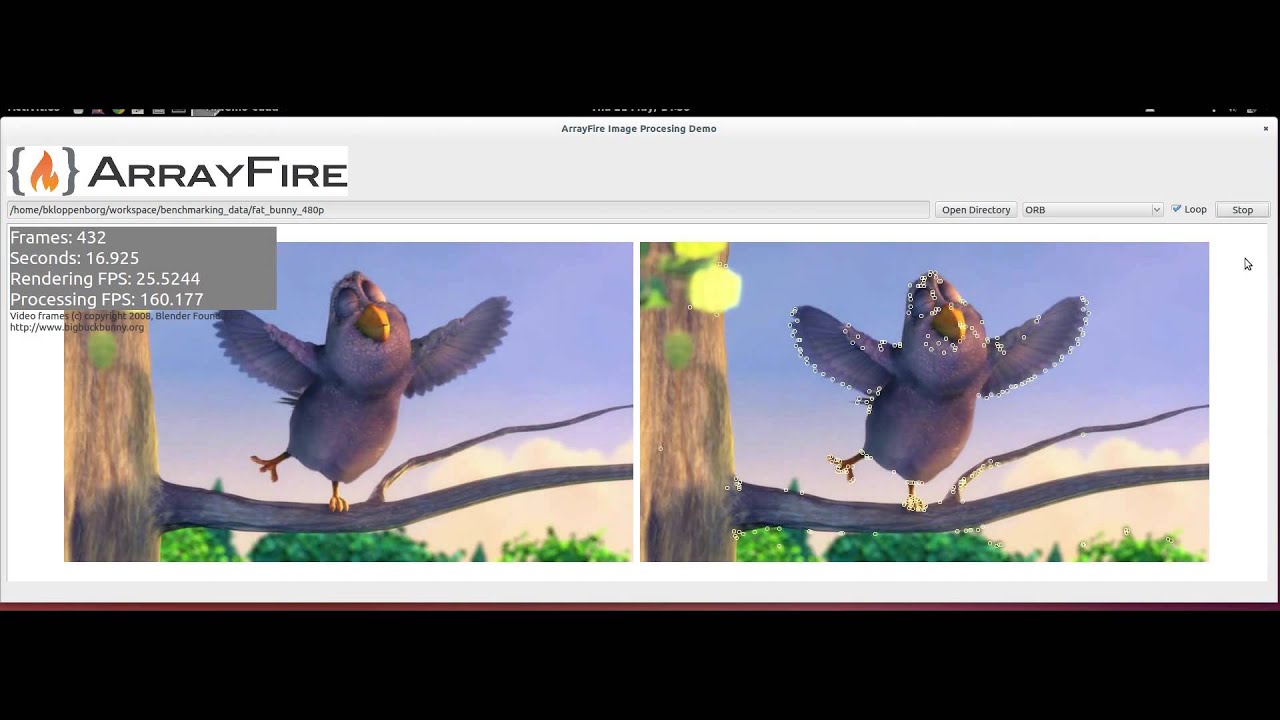 Arrayfire Fast Orb And Feature Tracking Demos Youtube