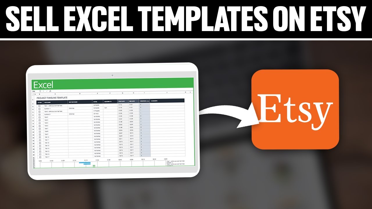 How To Sell Excel Templates On Etsy Full Tutorial Youtube