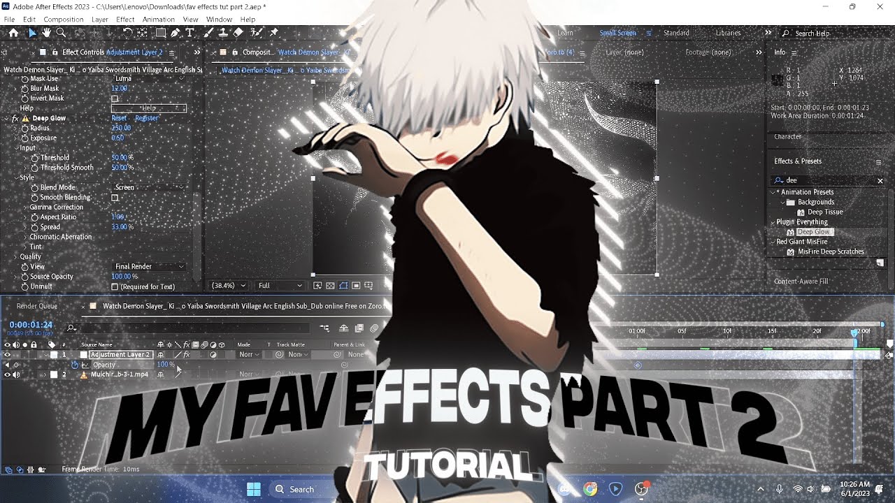 My Favourite Effects On After Effects Part 2 After Effects Amv
