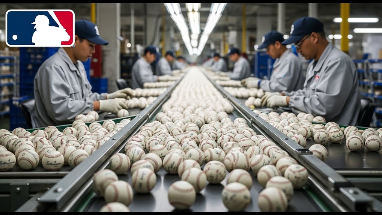 How Official Mlb Baseballs Are Made Inside The Baseball Manufacturing