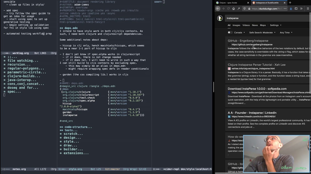 Clojure Dev Vod 20 Youtube