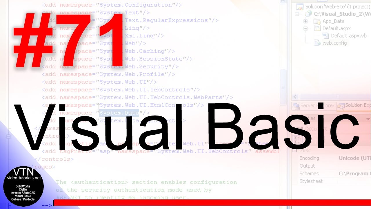 71 Visual Basic Tutorial Video Youtube