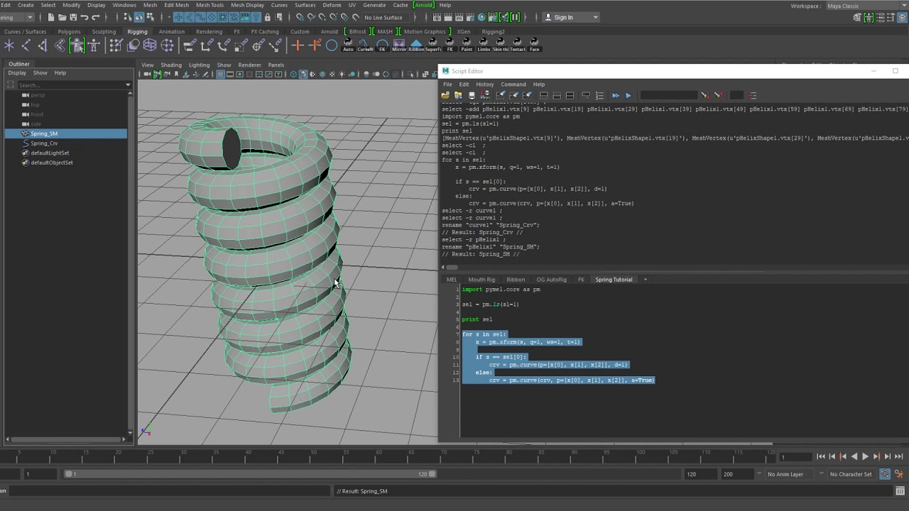 Joint Based Spring Rig Tutorial Youtube