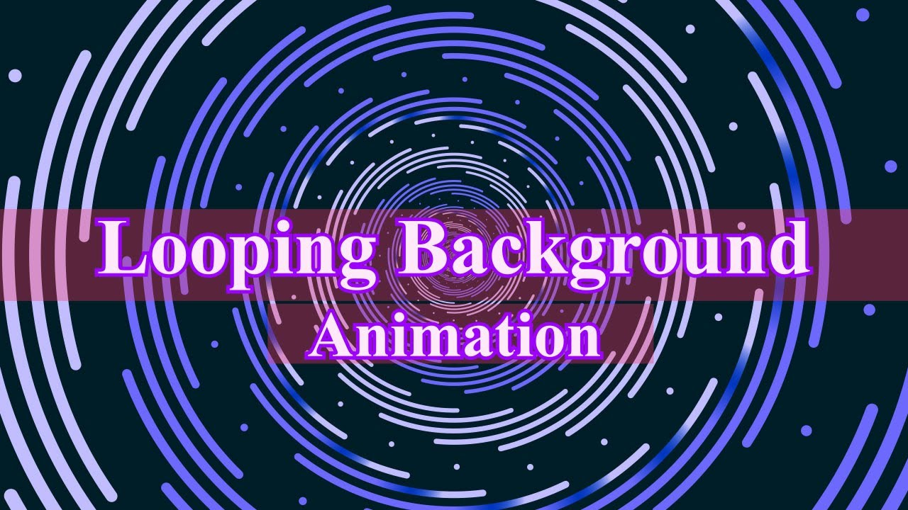 How To Create Looping Background Animation In Aftereffects After