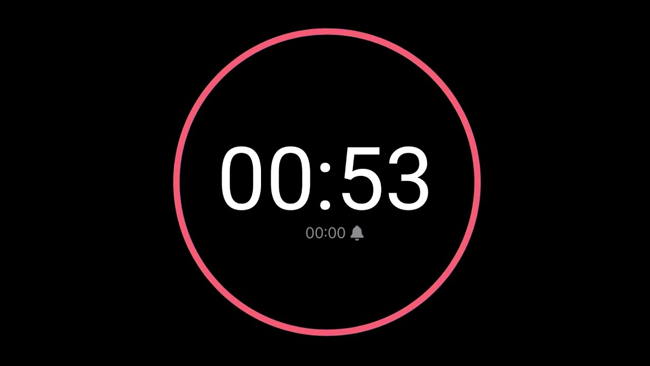 53 Second Countdown Timer Iphone Timer Style Youtube