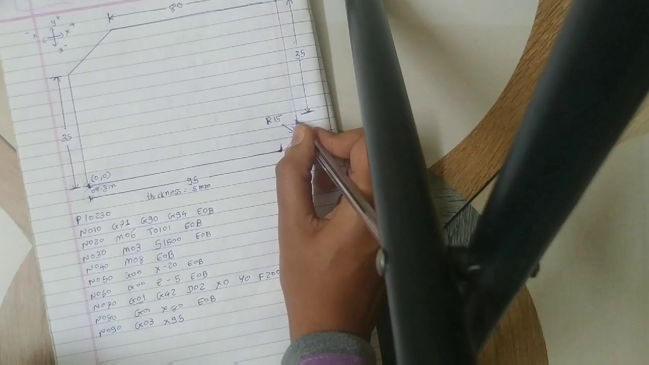 Cnc Milling Part Programming Youtube