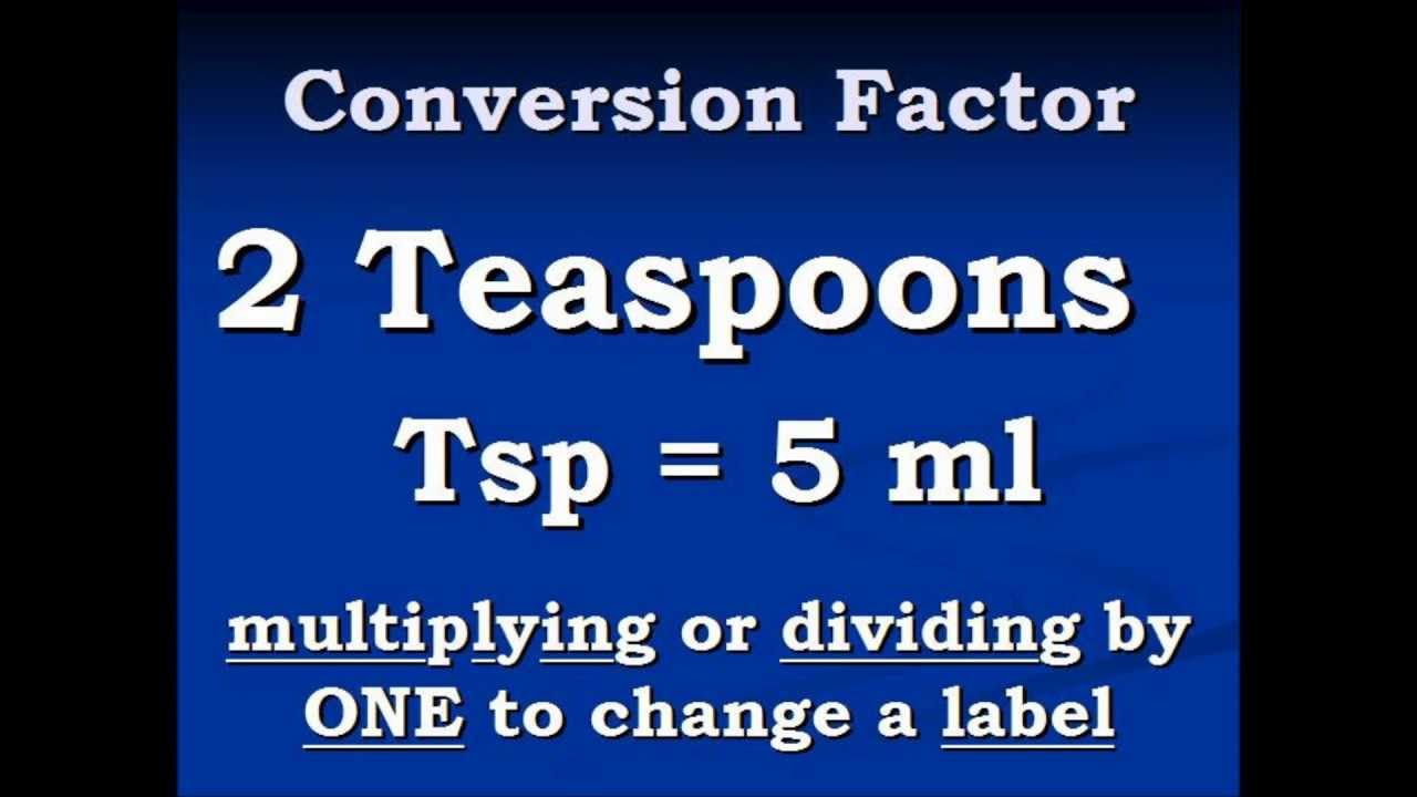 Tsp Ml Conversion At Margaret Burgin Blog