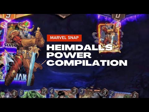 Heimdall S Power Compilation Marvel Snap Youtube