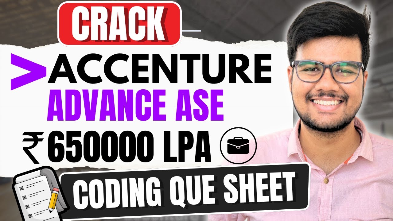 Accenture Advance Ase Most Asked Coding Questions Cheatsheet Youtube