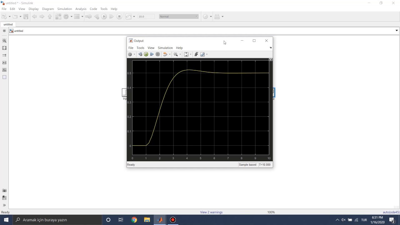 Creating Feedback Model Using Simulink Matlab Youtube