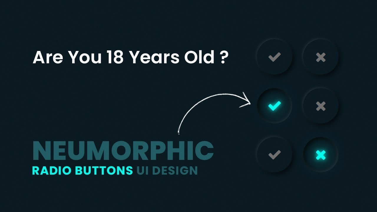 Css Neumorphism Radio Buttons Ui Design Css3 Custom Radio Button
