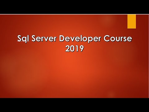 1 Introduction To Sql Server Developer Course Stored Procedure Part 1