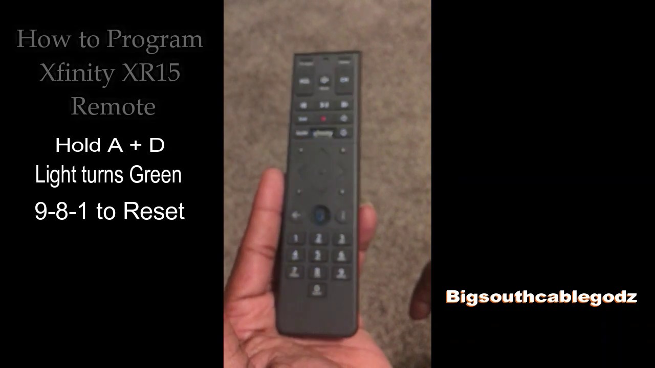 Reset Xfinity Xr15 Remote Youtube