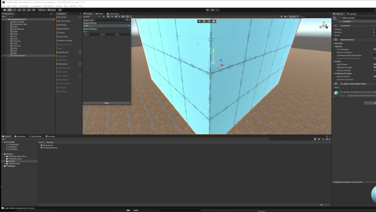 Unity Probuilder Youtube