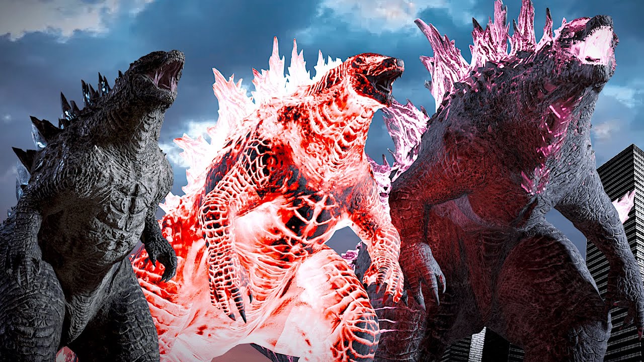 Evolution Of Monsterverse Godzilla Animated Comparison 2014 2024