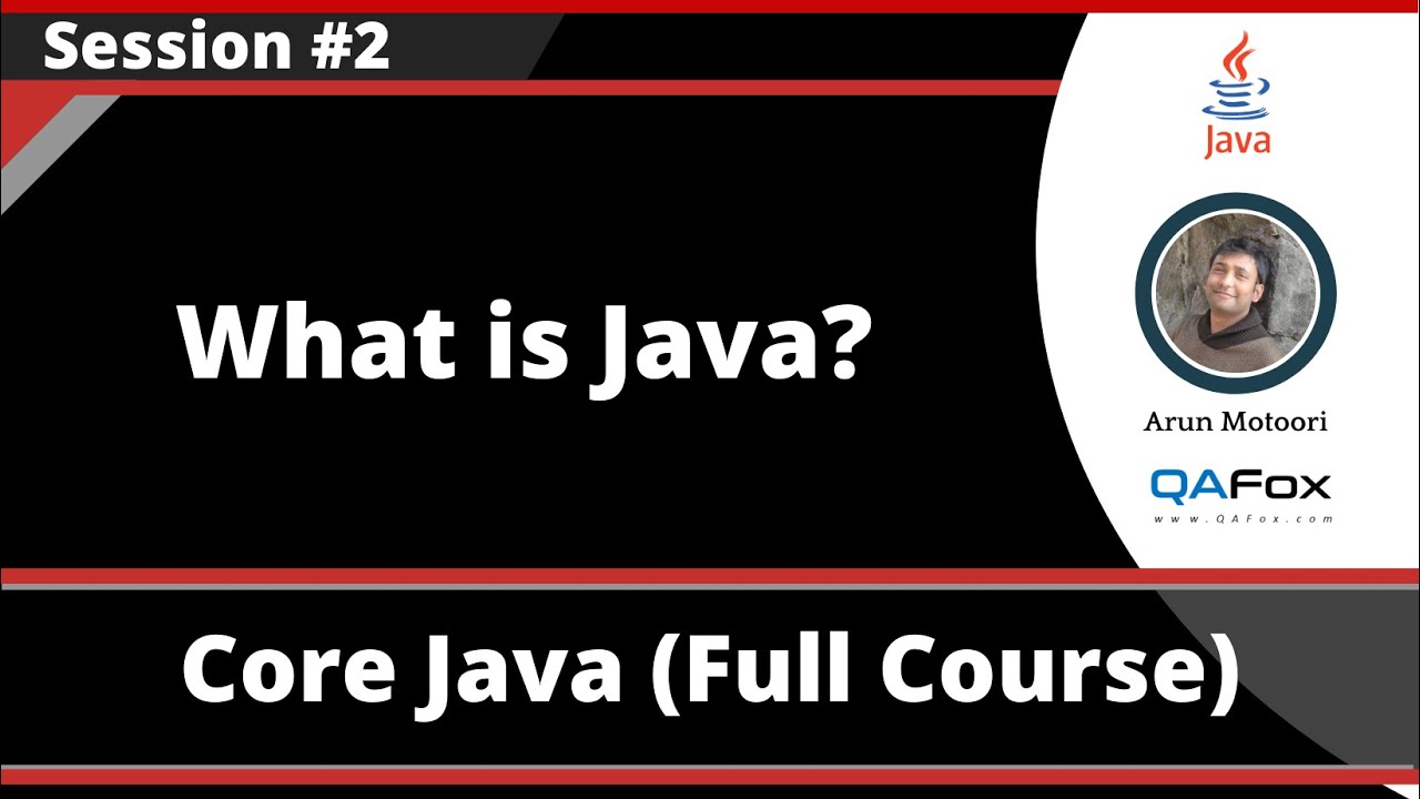 Core Java Part 2 What Is Java Youtube