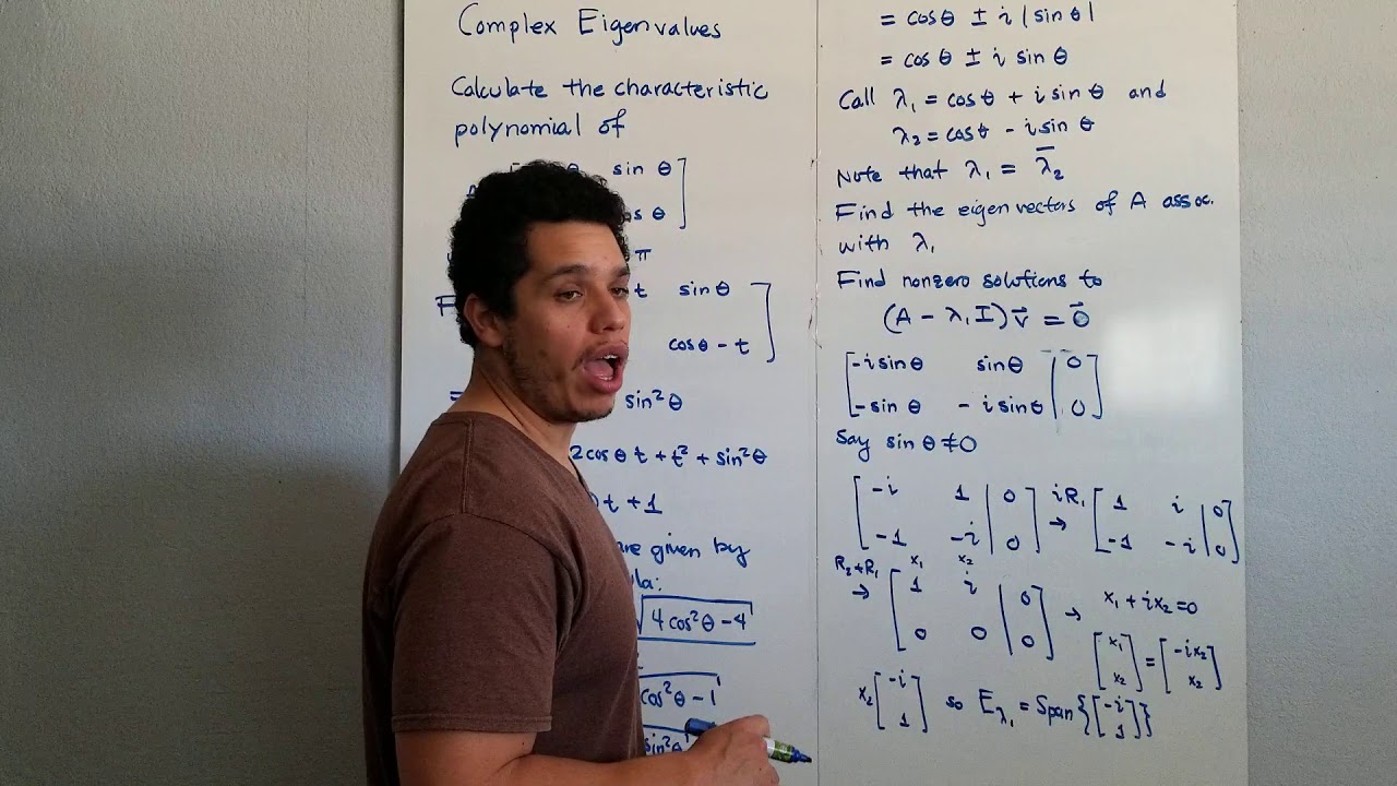 Complex Eigenvalues 3 Youtube