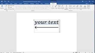 How To Insert Leftwards Arrow Below Text Or Character In Word Vishap ...