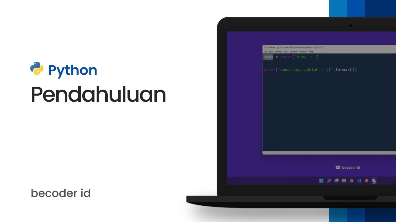 Python 1 Pengenalan Youtube