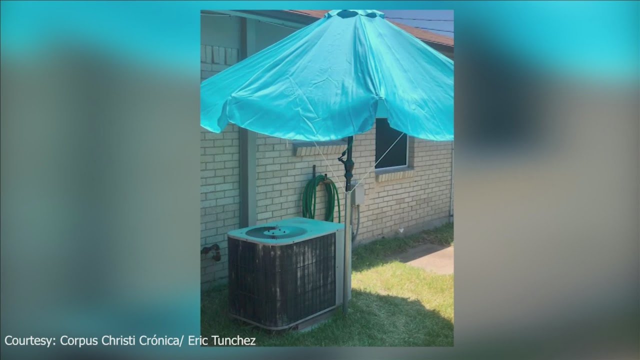 Does Covering Your Ac With An Umbrella Help Save Money Youtube