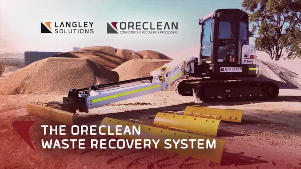 Cleaning Under Conveyors The Oreclean Waste Recovery System Youtube