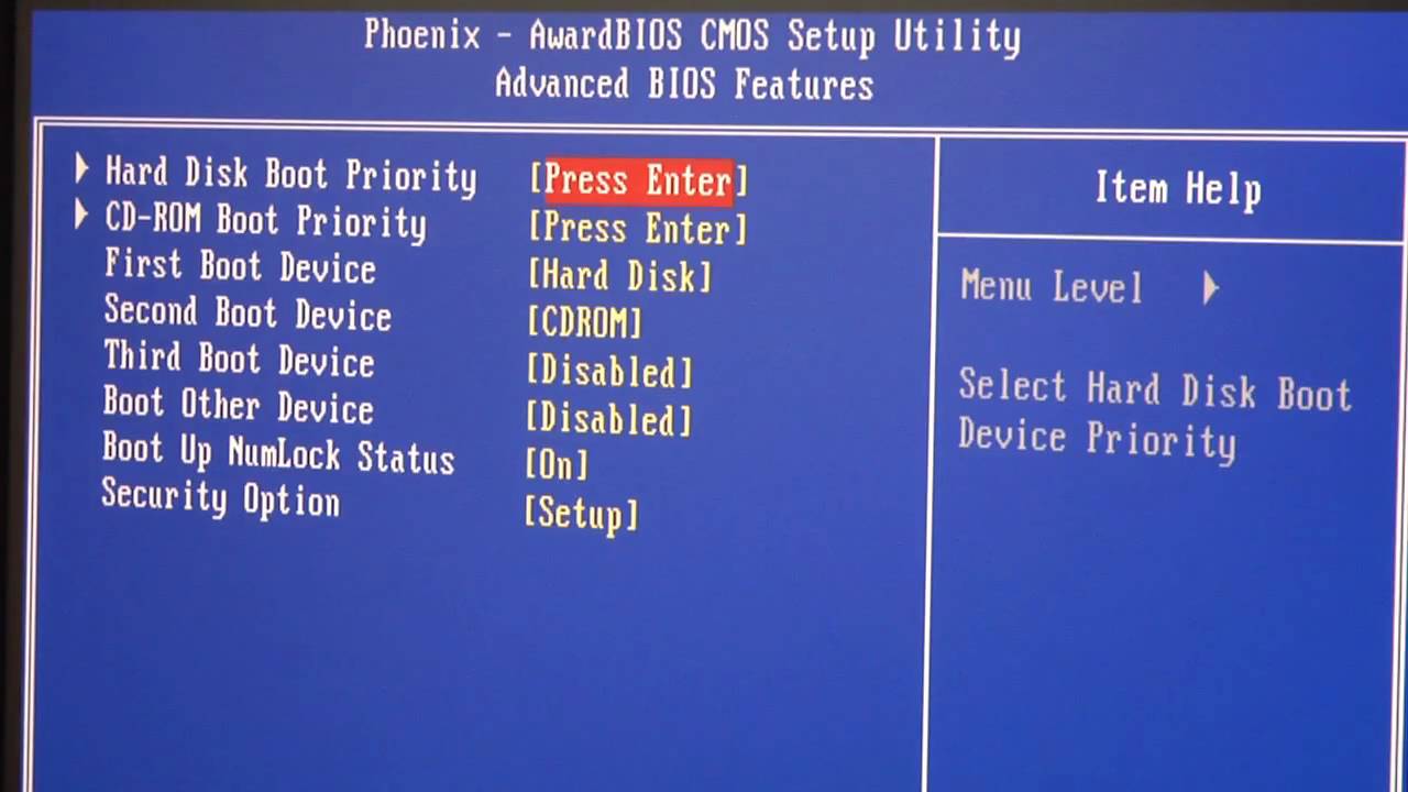 Windows Bios Setup Boot