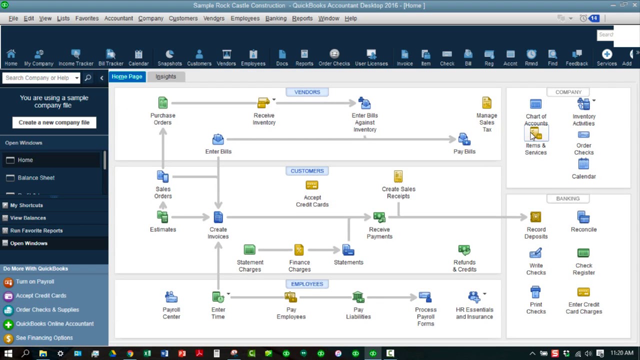 Quickbooks Desktop Tutorial 2016 Circlesbetta