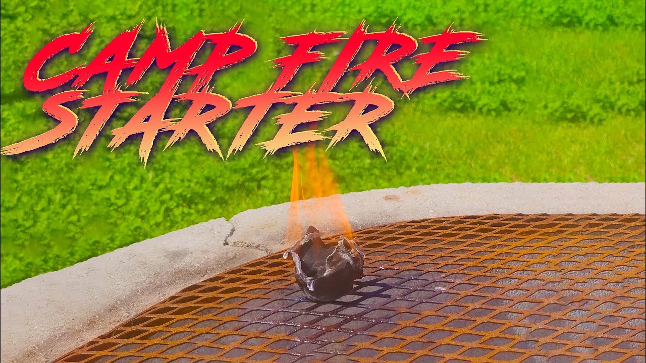 How To Make Fire Starters For Camping Youtube
