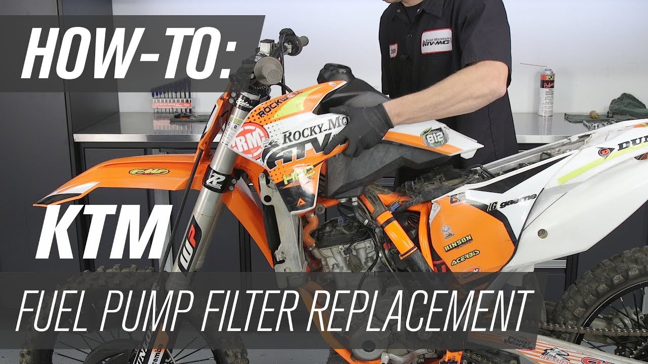 How To Replace A Ktm Fuel Pump Filter Youtube