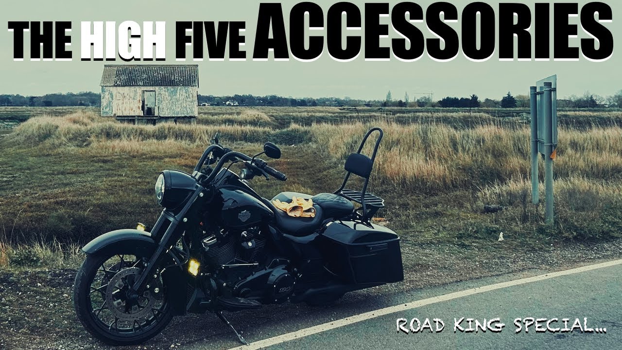 Harley Road King Accessories Harley Davidson Motorcycle Coated In