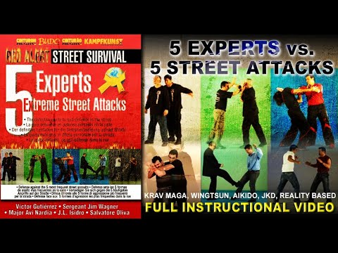 Self Defense 5 Experts X 5 Street Attacks Full Video Youtube