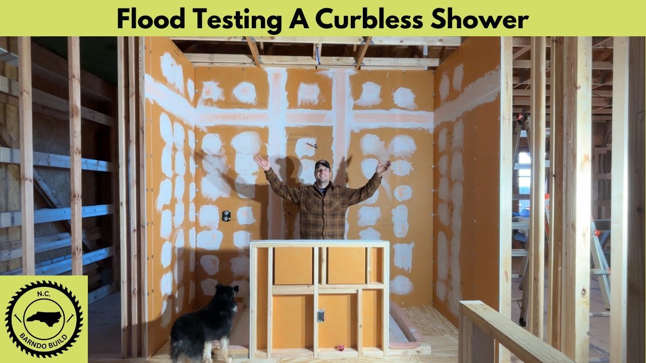 Prep Flood Testing A Curbless Shower Youtube